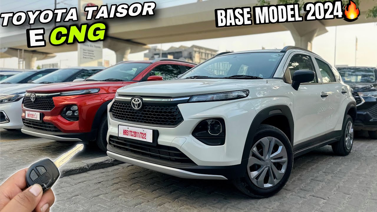 Toyota Taisor Base Model CNG 2024🔥| TAISOR E CNG😍 - YouTube