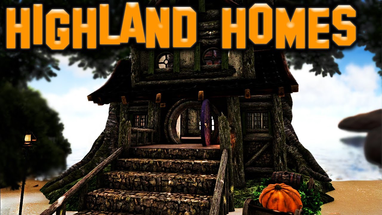 Ark Ecos Highland Homes Mod Review - Ark Survival Evolved - YouTube