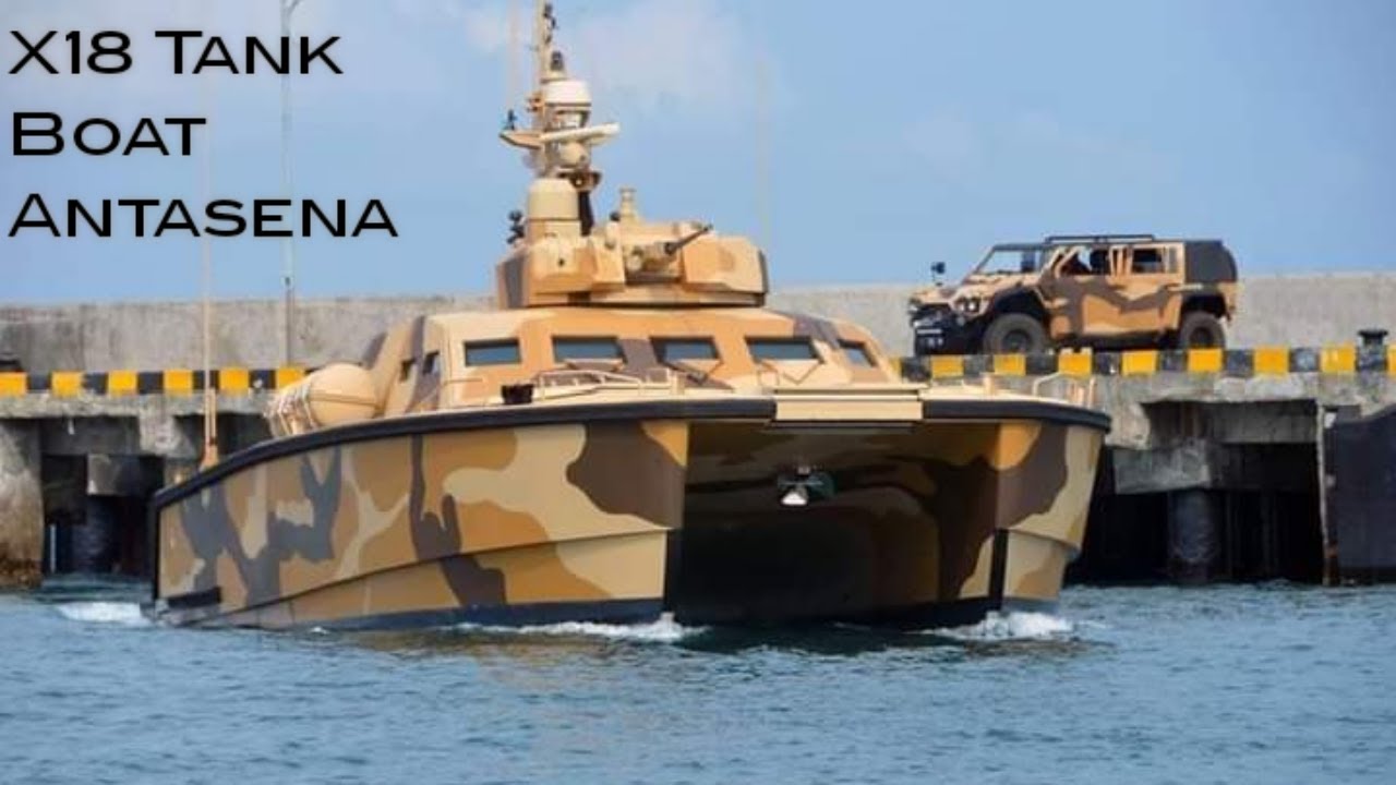 Mengenal Kehebatan Tank Boat Antasena Buatan Indonesia - YouTube