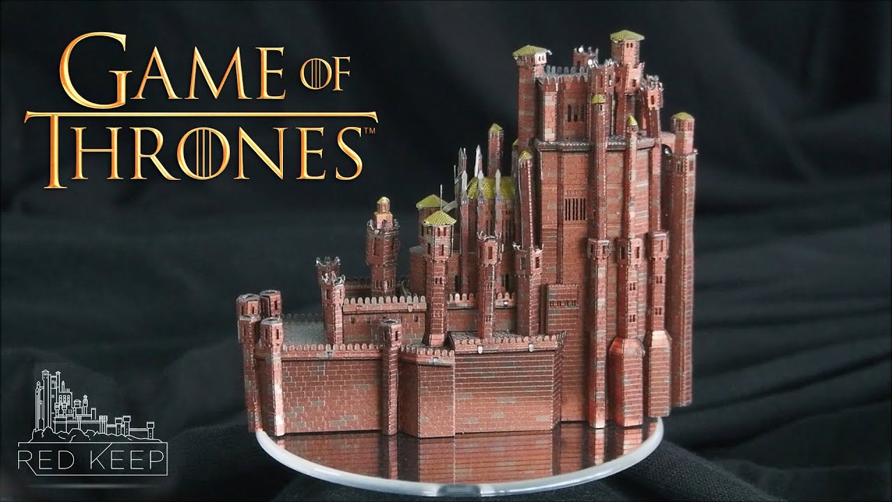 Metal Puzzle 3D RED KEEP - Game of Thrones (Colored) - YouTube