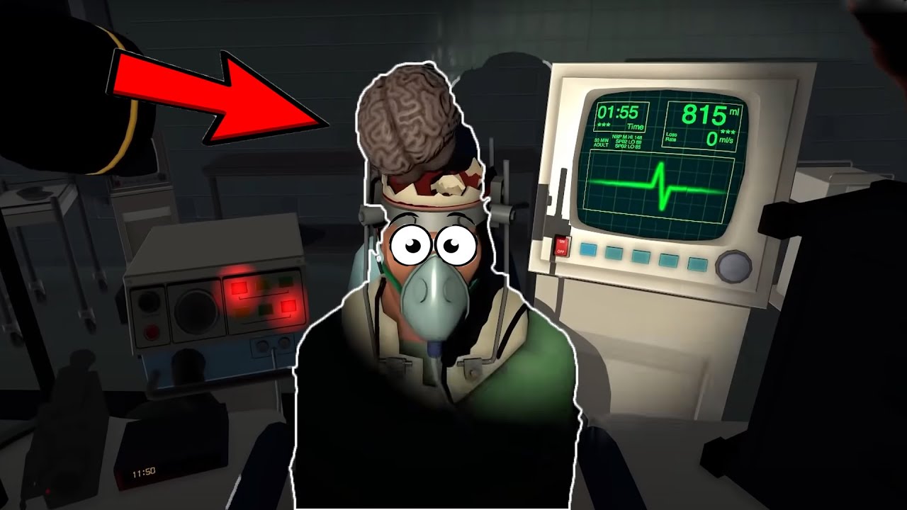 VR BRAIN SURGERY SIMULATOR IN THE DARK - YouTube