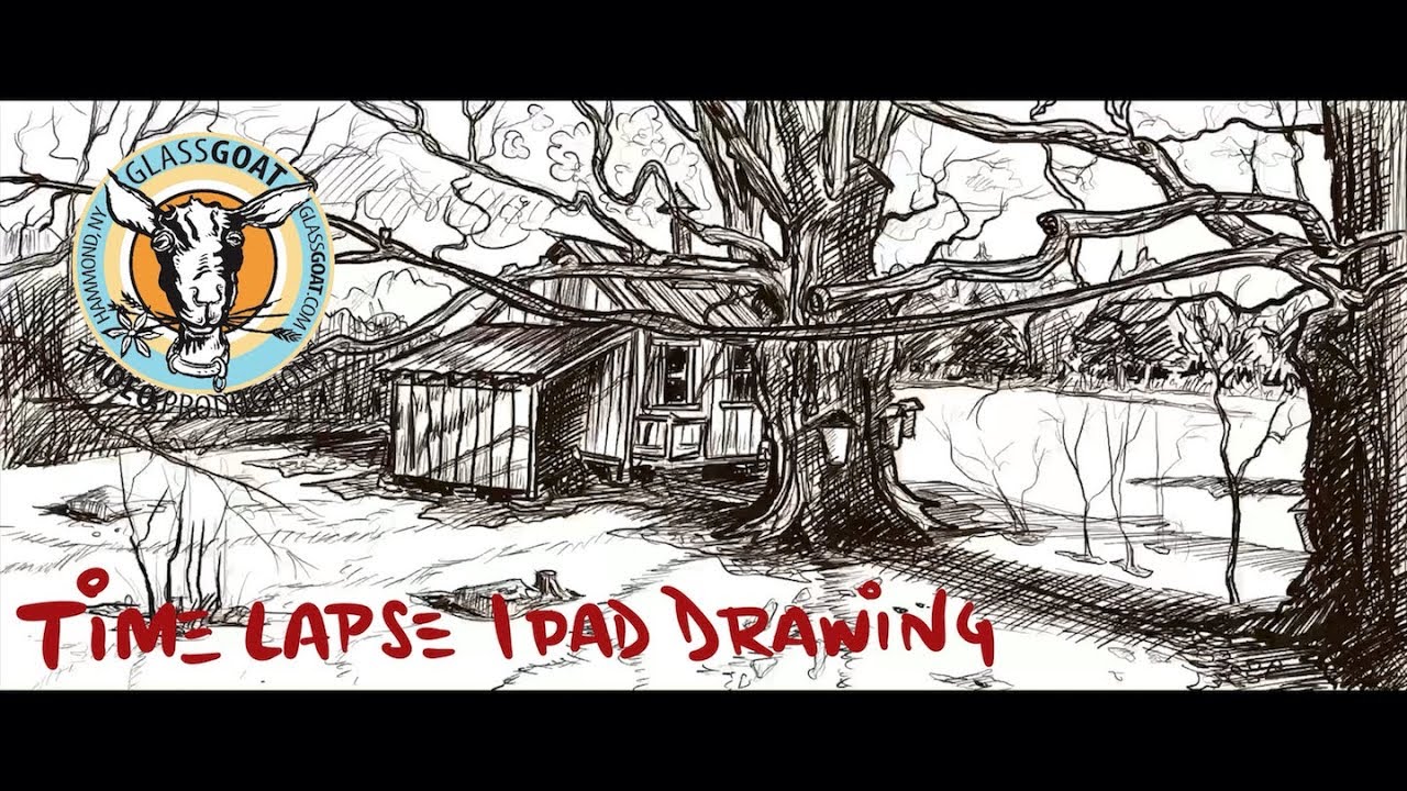 Sugar Shack Drawing Timelapse - YouTube