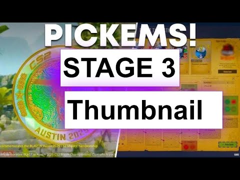 Austin Major PICKEMS - Stage 3 - YouTube
