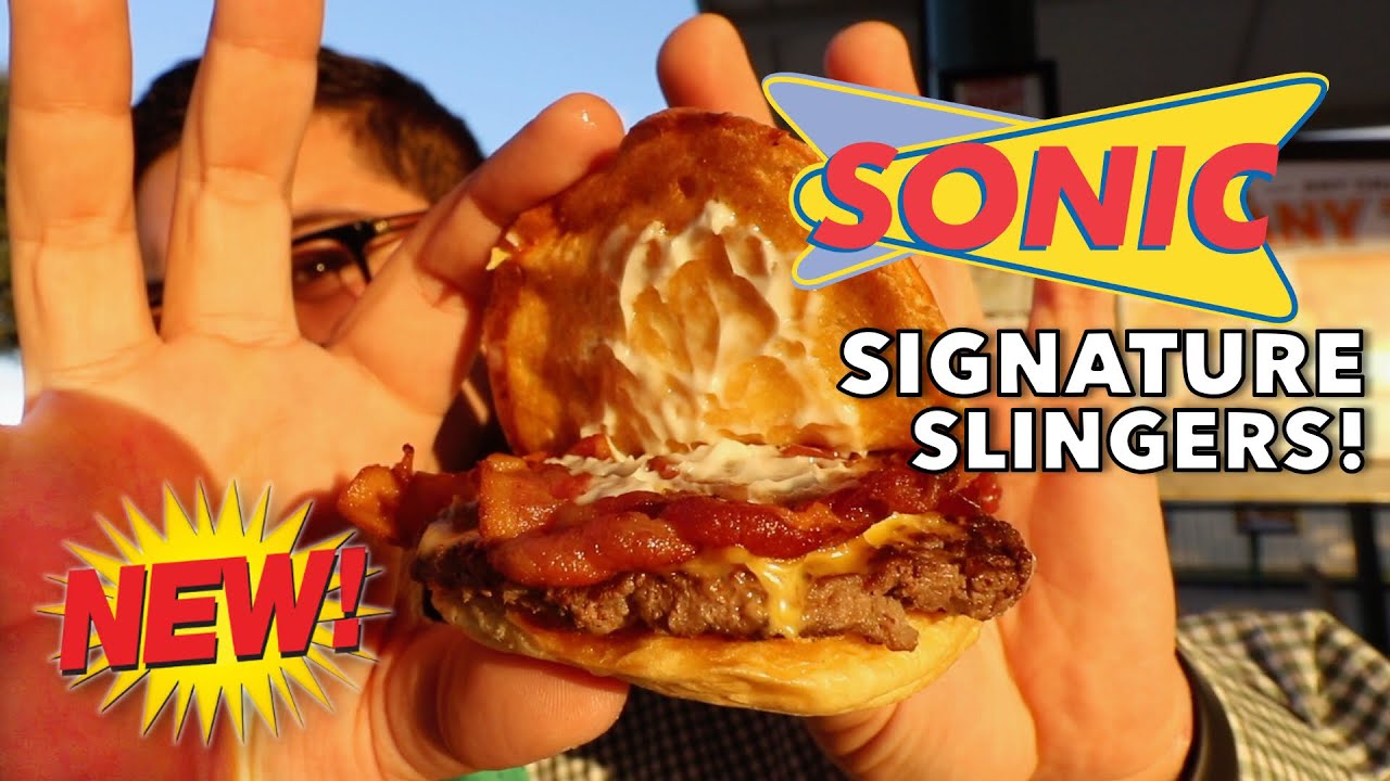 Sonic Drive-In NEW Signature Slingers! - Full Nelson Eats A Lot - Fast ...