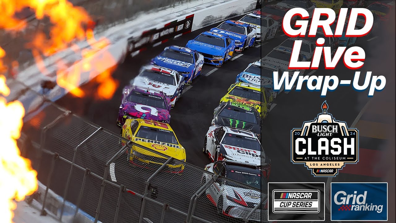 NASCAR Busch Light Clash Recap | GRID Live Wrap-Up - YouTube