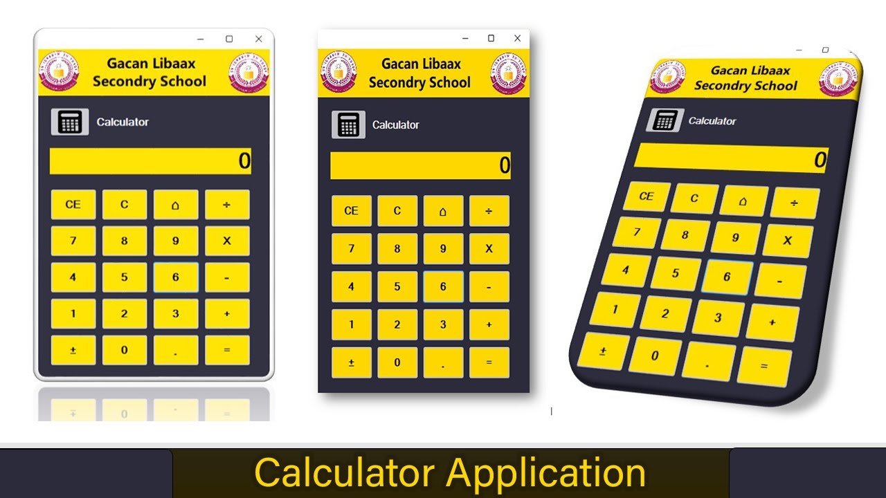 Simple Calculator Design Csharp Programming Youtube