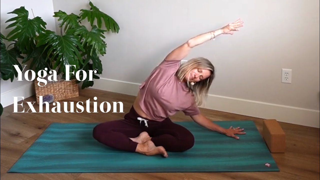 Yoga for Exhaustion | Yoga With Anne | Hatha Yoga - YouTube