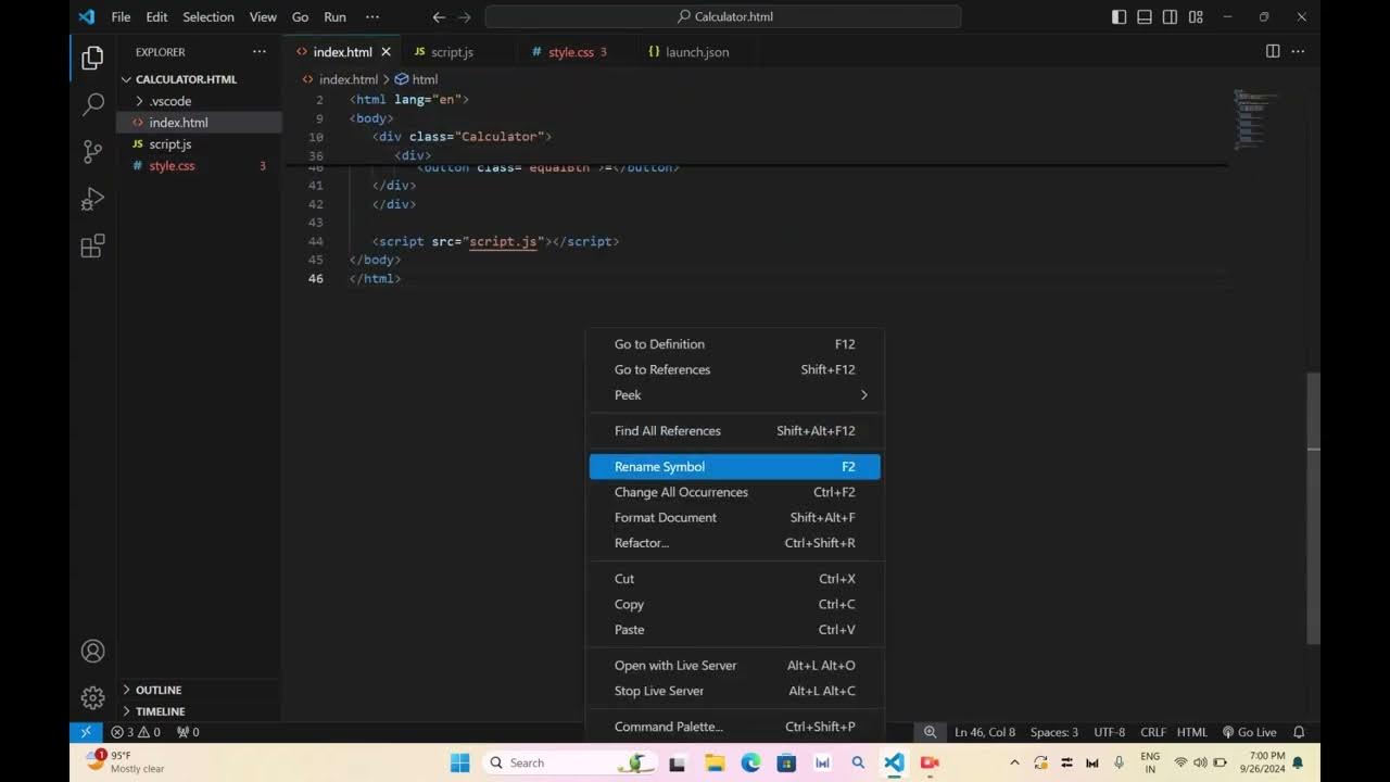 My fast project html, CSS, and JavaScript programing project 20240926185944#foruoy #viralvideo ...