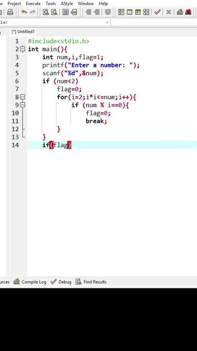Write A Program For Prime Number || FlowUp #coding #programminglanguage ...