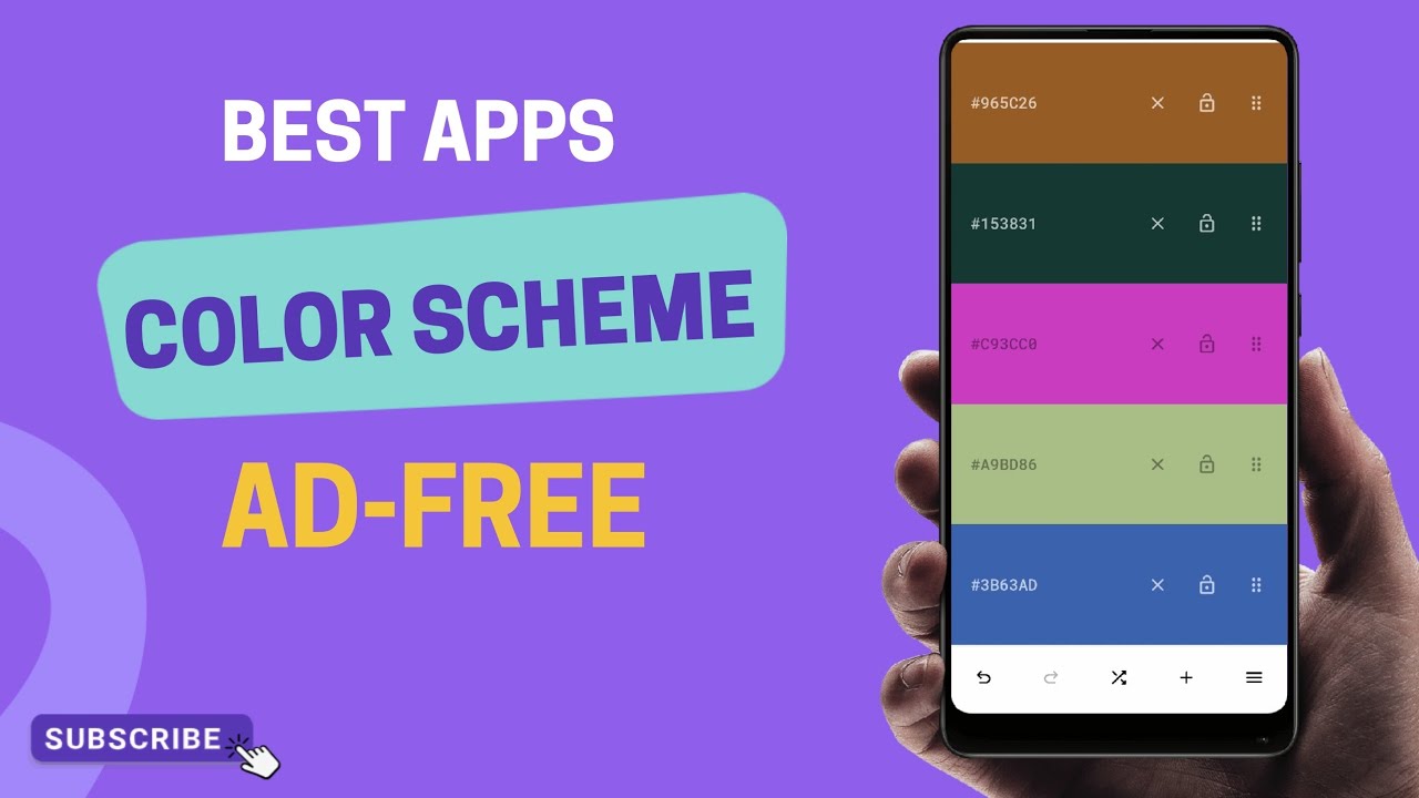 Best Free Color Scheme App for Android - YouTube