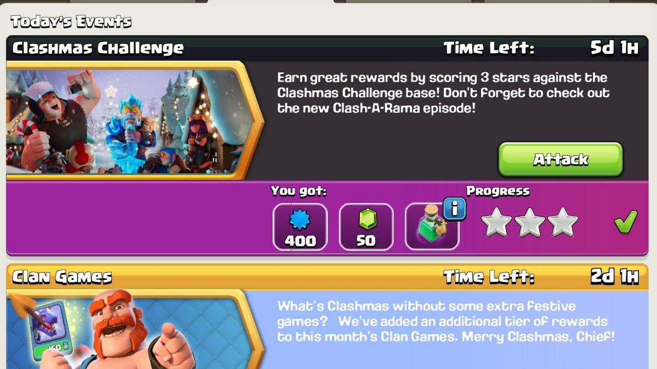How to 3star Clashmas challenge COC ? with Swag 2 spell - YouTube