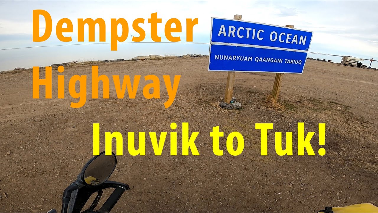 Dempster Highway from Inuvik to Tuktoyaktuk - YouTube
