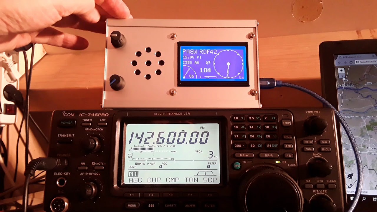 RDF42 Doppler Peiler - YouTube