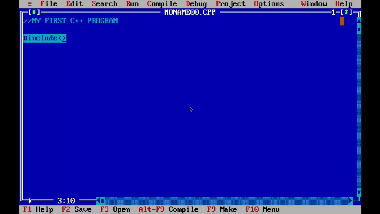 First Program With C Youtube