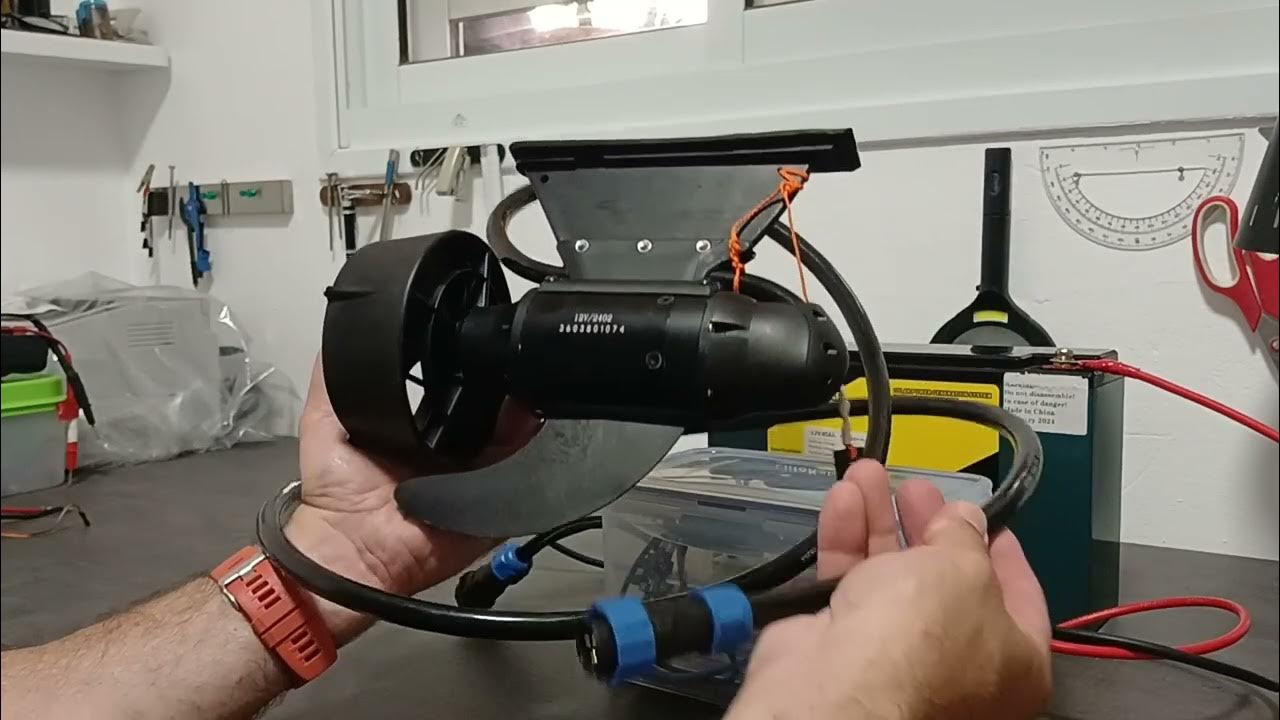Электромотор для каяка или Сап доски. - YouTube