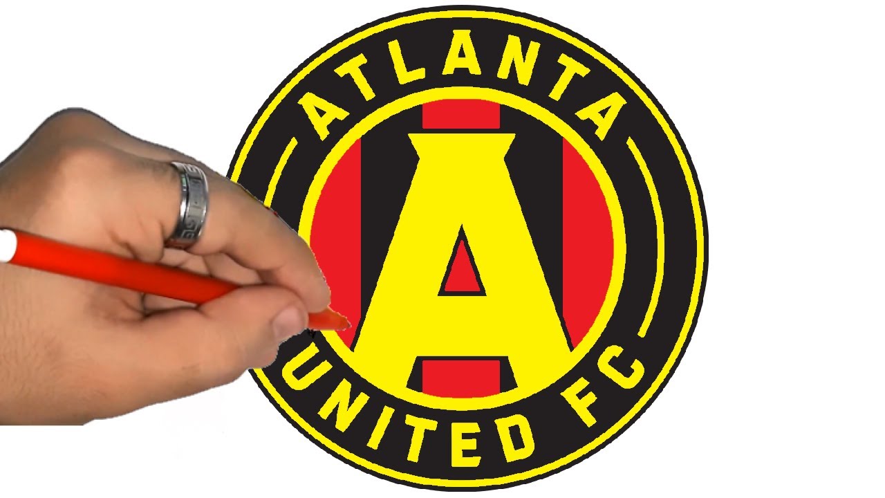 How to draw the logo of Atlanta United FC - YouTube