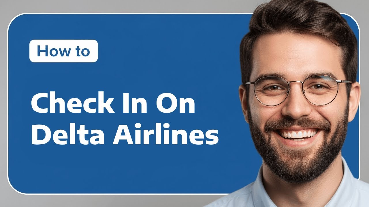 How To Check In On Delta Airlines (2025) | Step-By-Step Guide - YouTube