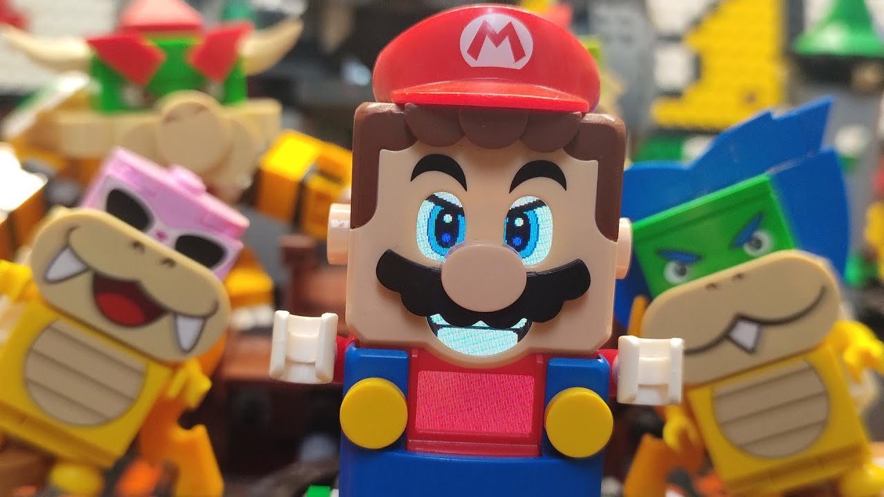 LEGO Mario Biggest Lava Level vs Roy & Koopalings Bowser und Dry Bowser ...