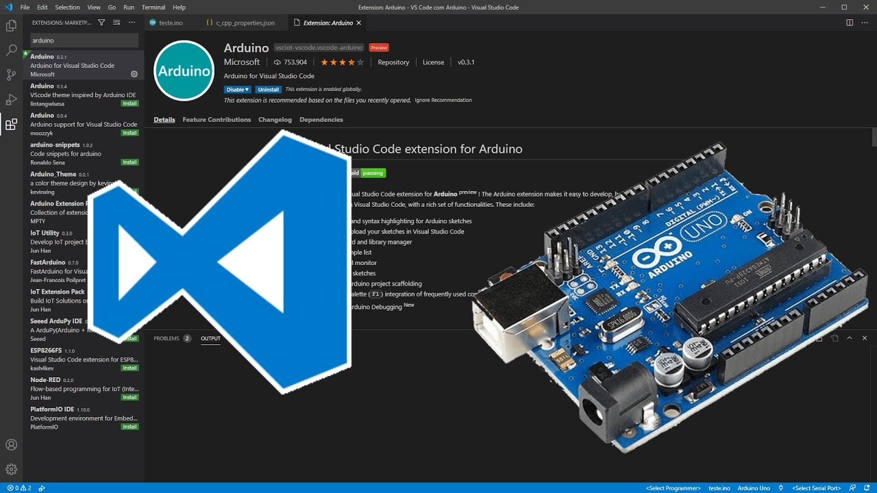 Arduino com Visual Studio Code - Tutorial - YouTube