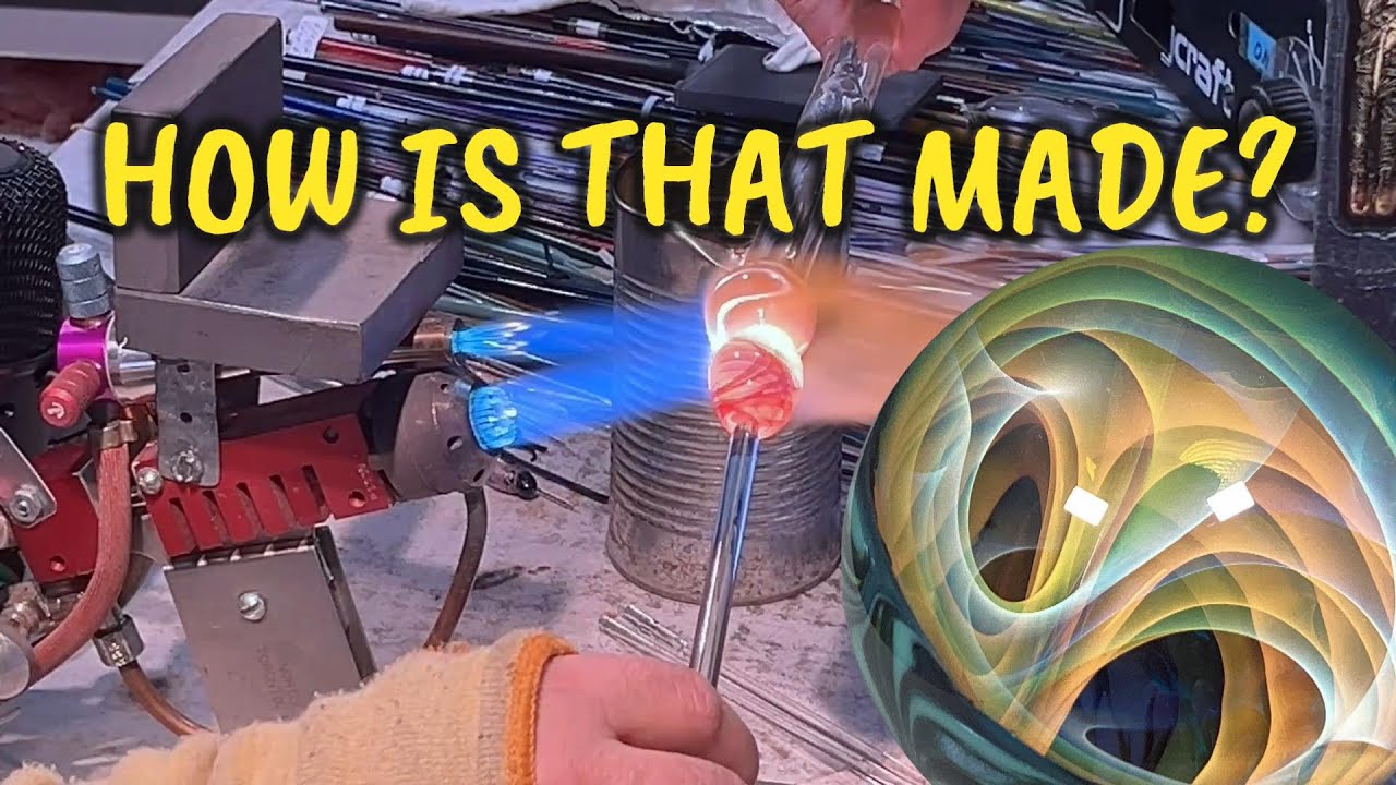 Glassblowing Secrets of a Vortex Marble. Episode 6 of My Weekly Marble ...