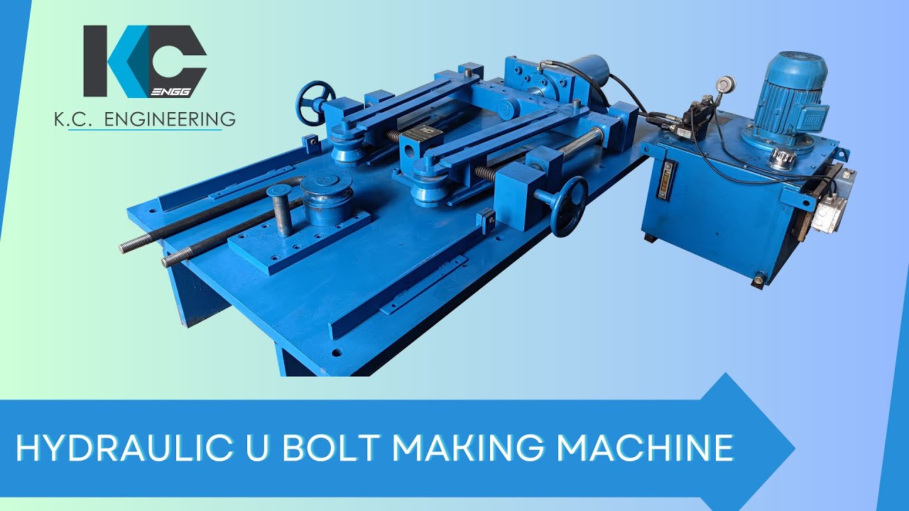 Hydraulic U Bolt making machine - YouTube
