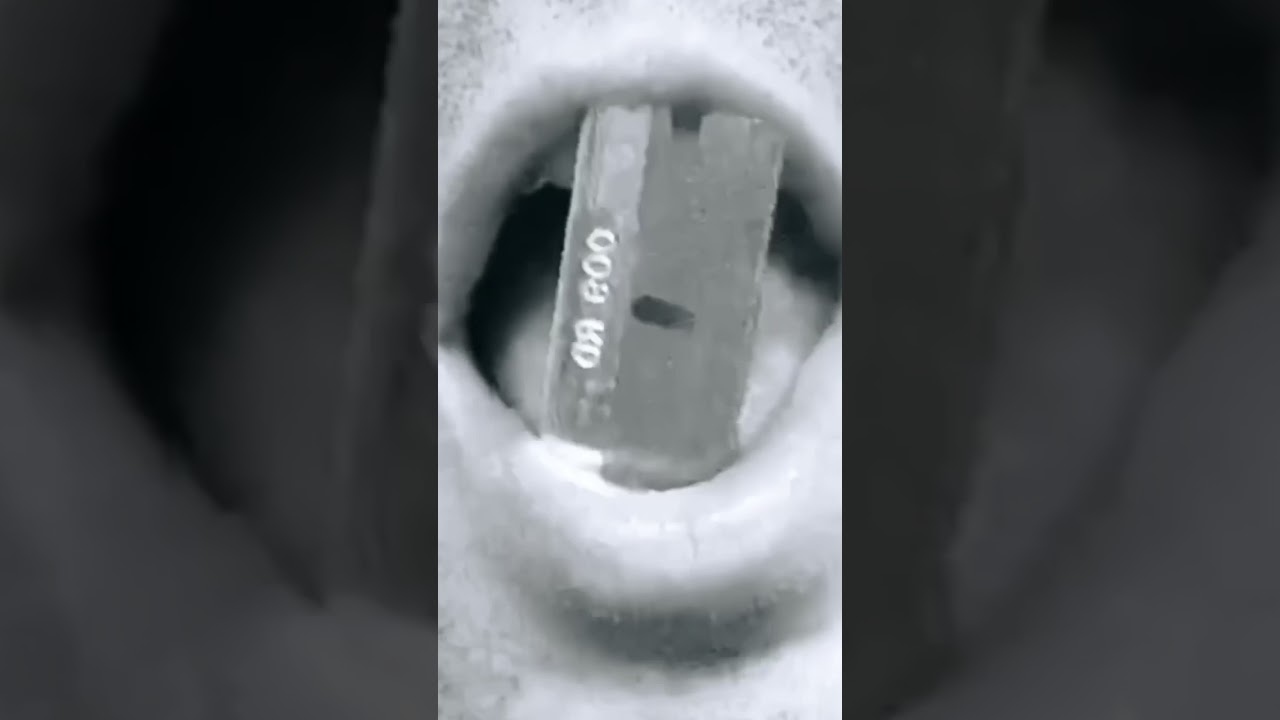 Razor in mouth - YouTube