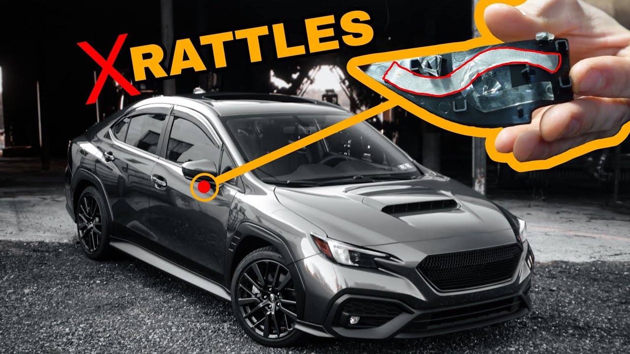 Fixing Terrible Interior Rattle On My 22 WRX - YouTube