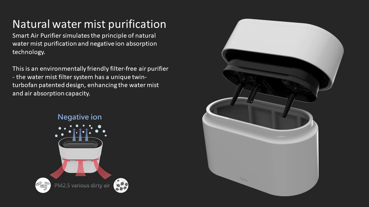 Opro9 Smart Air Purifier - YouTube