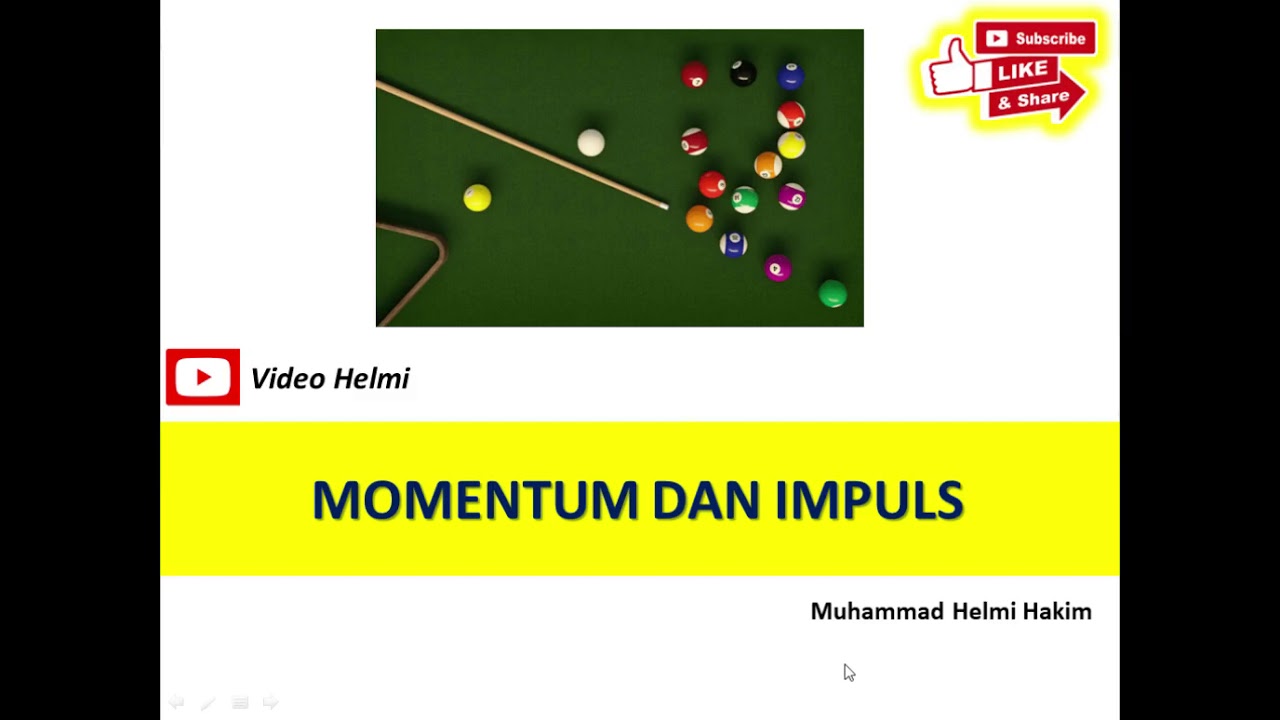 Penjelasan sangat lengkap materi Momentum dan Impuls - YouTube