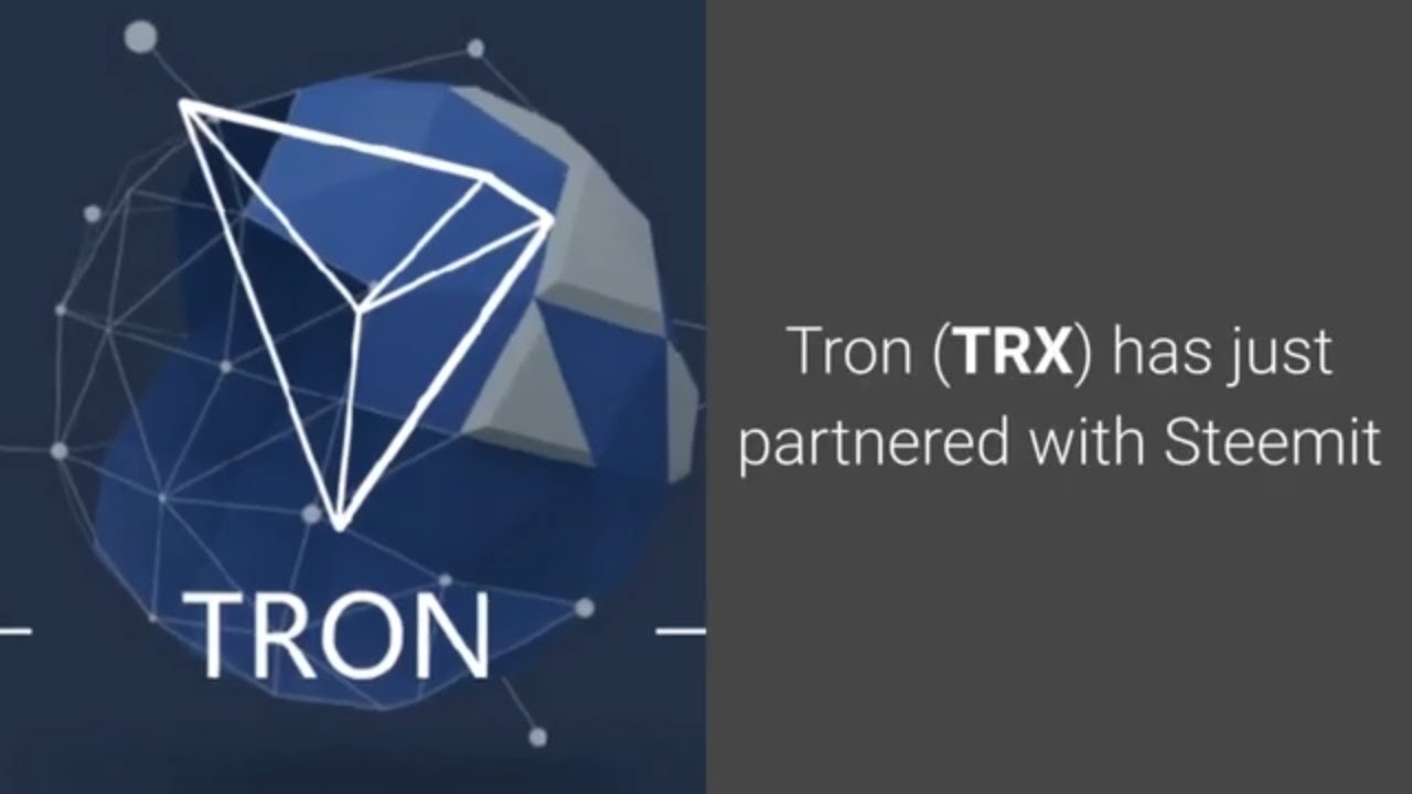 Tron (TRX) Network has just partnered with Steemit (Trending Crypto ...