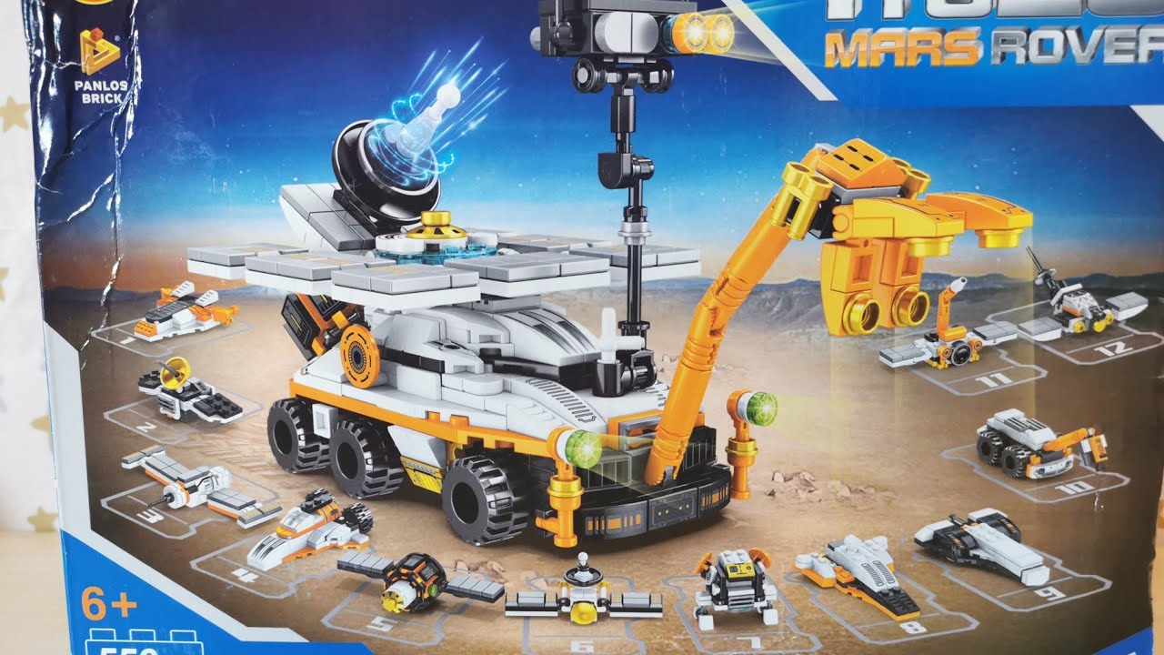 Lego Jinbao Vatos MARS ROVER 1to25 build and review - YouTube