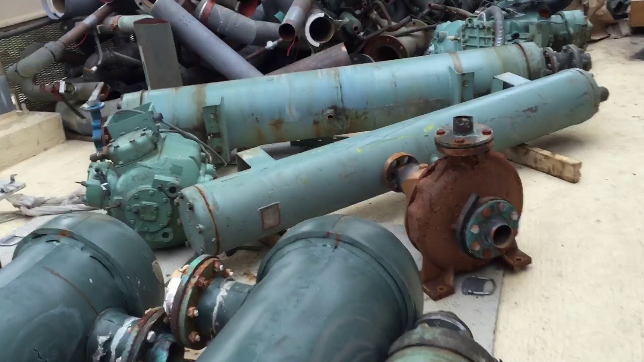 Scrap copper and chillers - YouTube