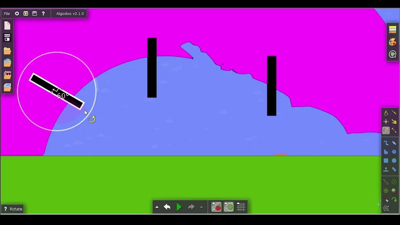 playing algodoo numberblocks part 3 (Live) - YouTube
