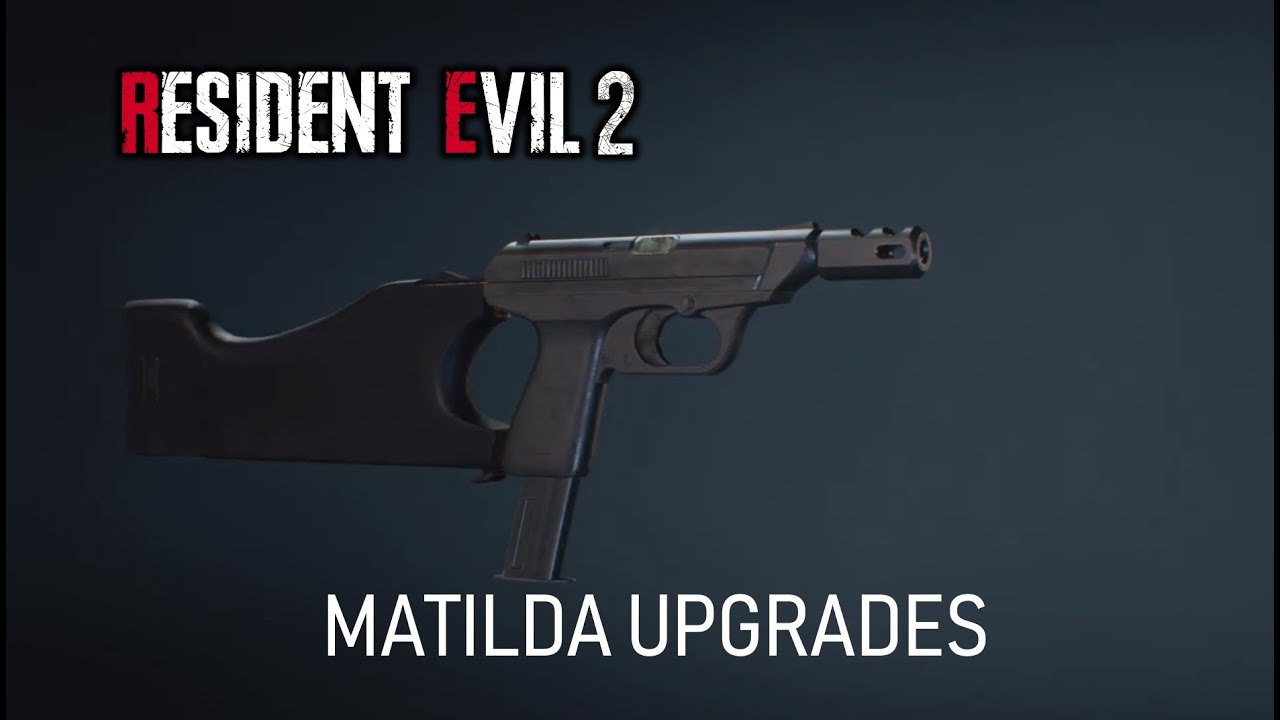 RESIDENT EVIL 2 [LEON'S MATILDA PISTOL WITH ALL UPGRADES, ANIMATION ...