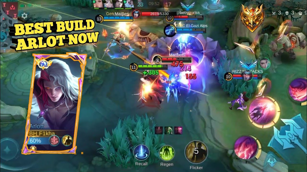 ARLOT GAMEPLAY MOBILE LEGENDS DI AWAL SEASON | awal yang buruk 😱 - YouTube
