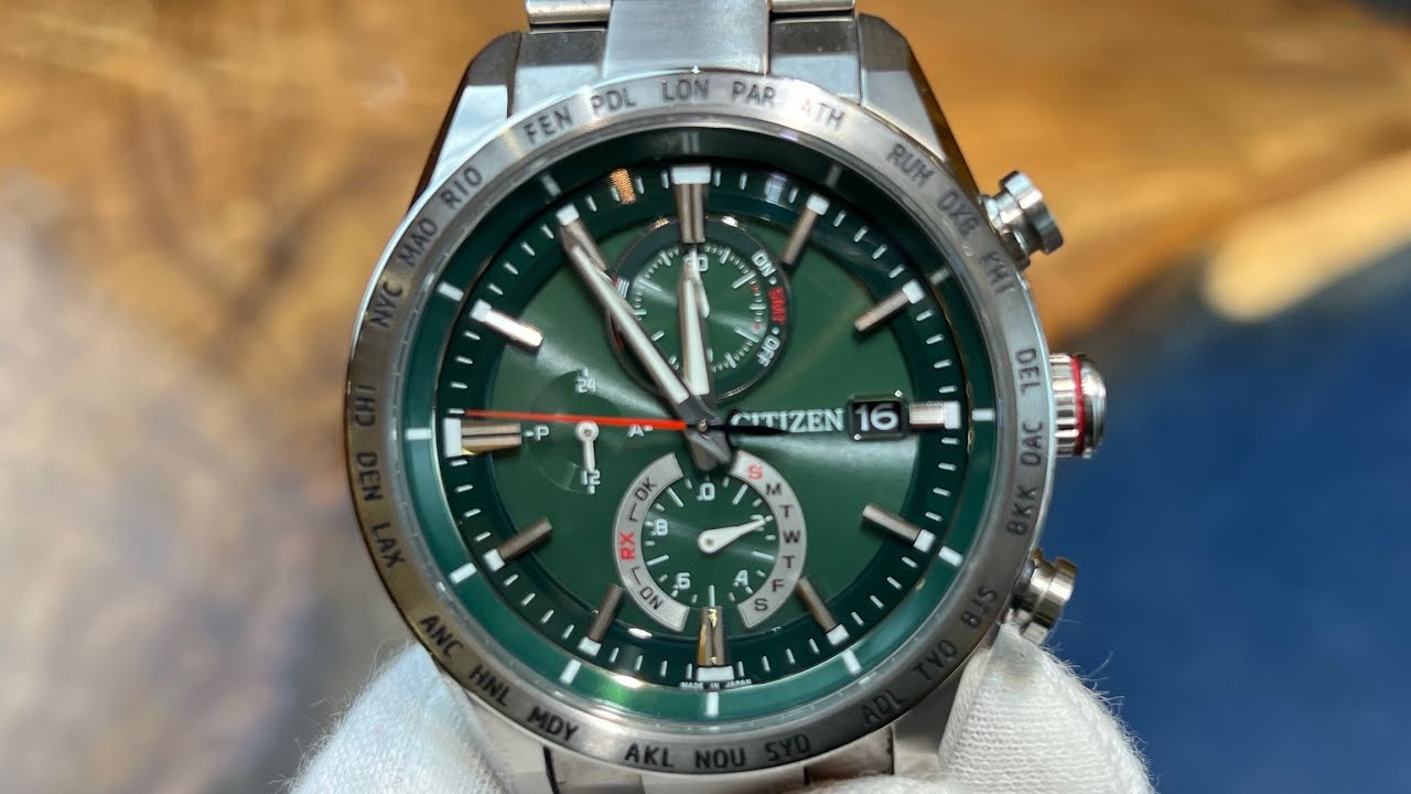 Citizen Eco-Drive AT8181-63W - YouTube