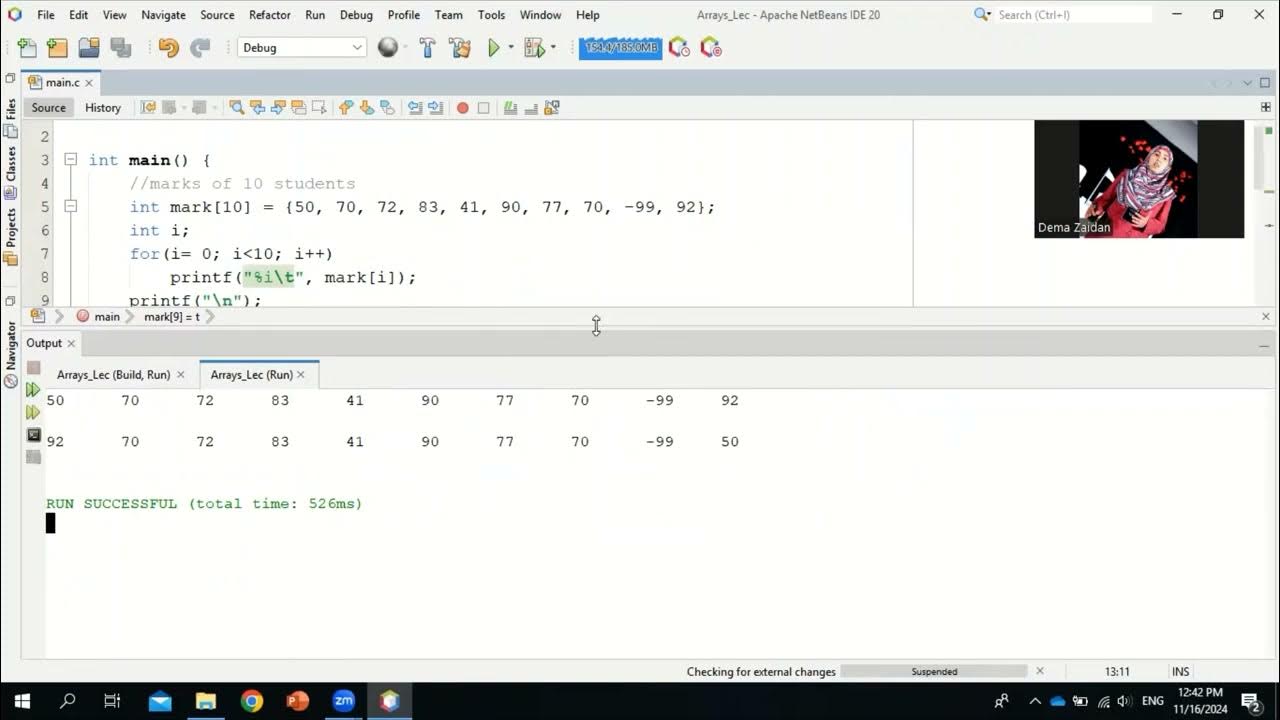 Array 1D Sorting - YouTube
