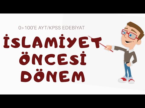 İslamiyet Öncesi Türk Edebiyatı 2021 AYT/KPSS Edebiyat