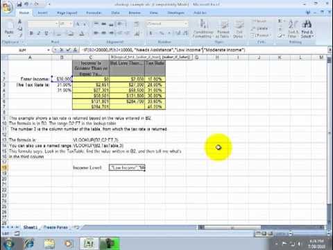 Using Vlookup and IF statement in Excel - Excel 2 - YouTube