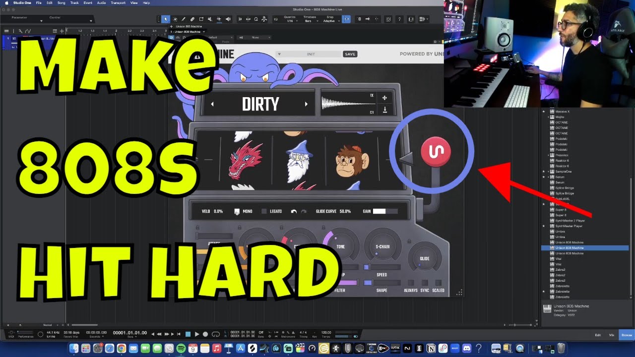 808 Machine by Unison Tutorial - YouTube