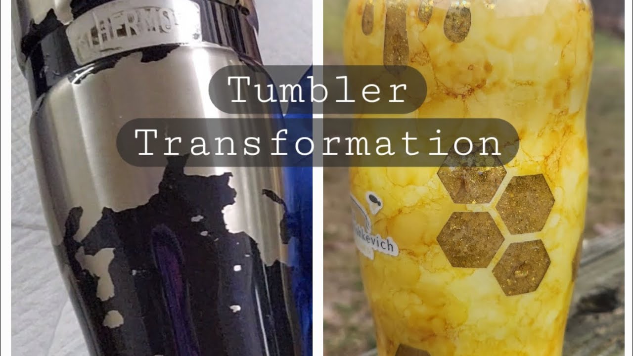 Tumbler Transformation | 🐝🍯Honeybee Tumbler Tutorial - YouTube