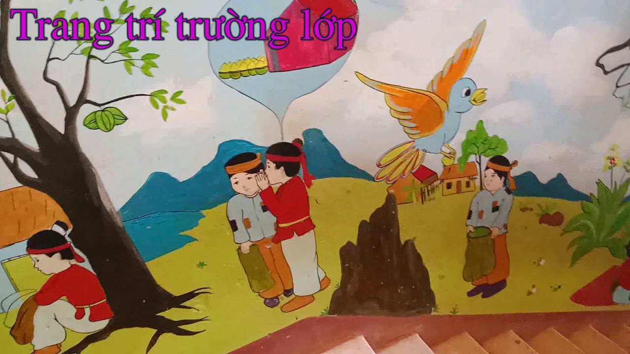Trang tri truong lop - YouTube