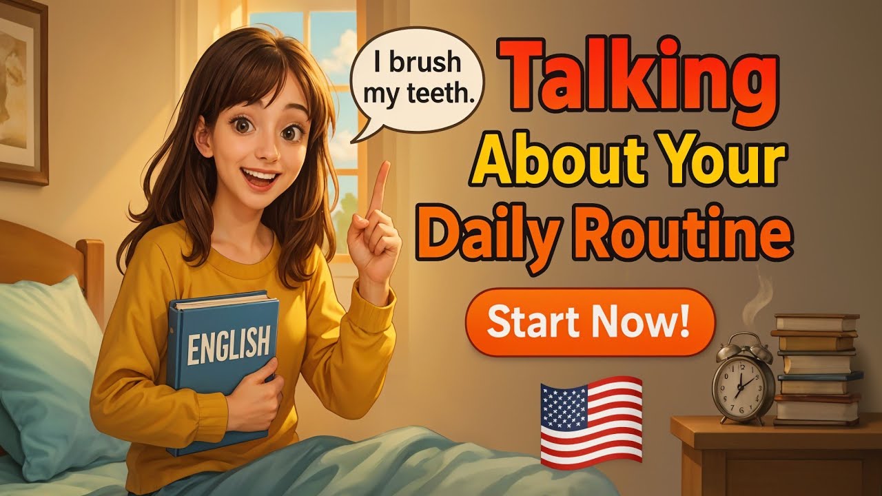 How To Talk About Your Daily Routine🧠 |Improve Your English Speaking ...