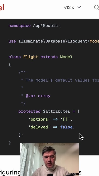 Laravel DB: Set Default Values in Eloquent Model #laravel - YouTube