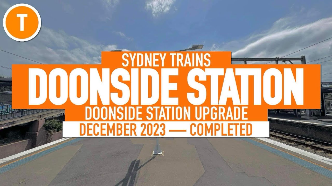 Doonside Station Upgrade — Completed December 2023 - YouTube