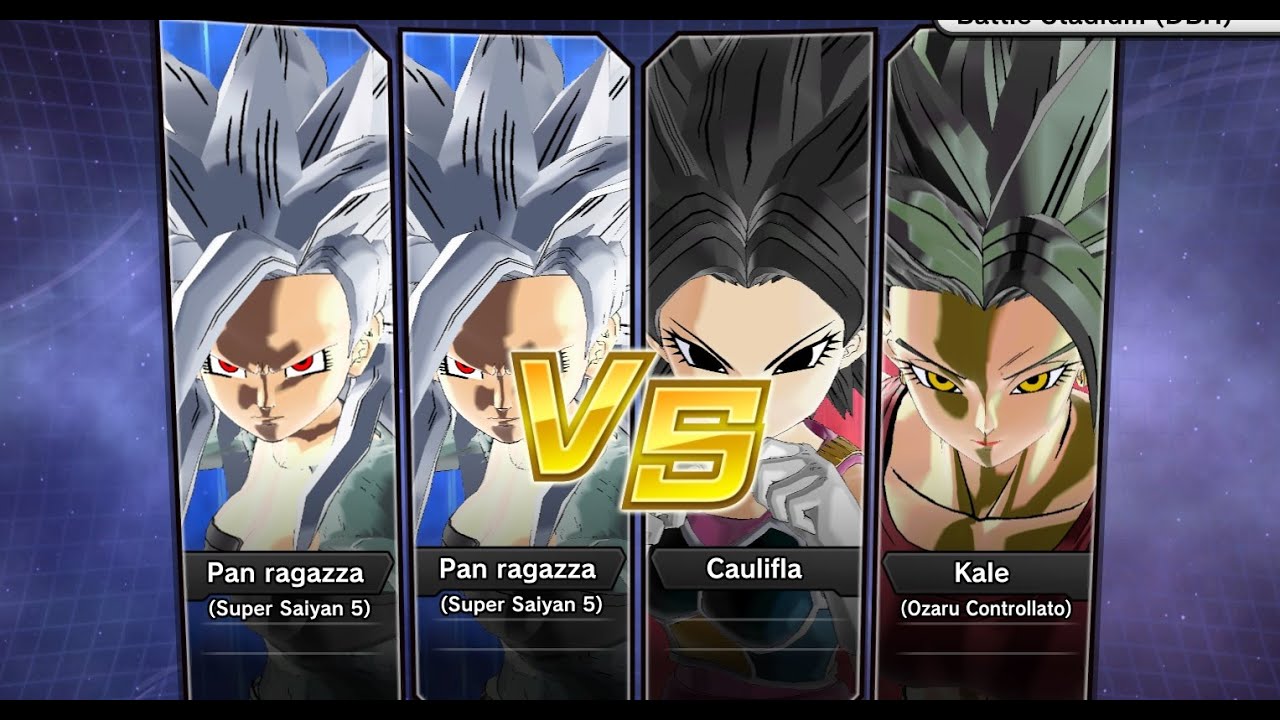 XV2 - Requested (PC): Pan ragazza TP SSJ5&DBGT SSJ5 vs Caulifla (Seripa ...