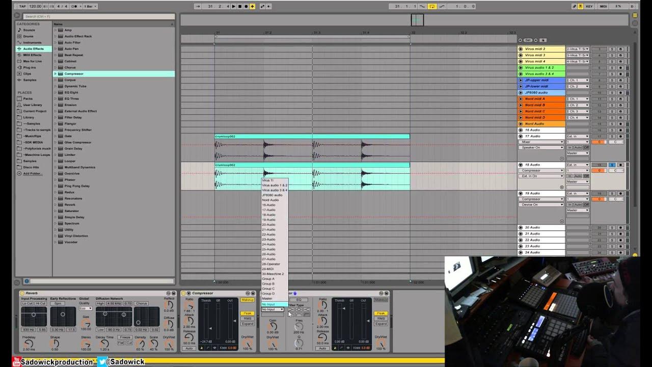 Ableton Live 9 - Parallel Processing 02 - Bigger Drums - YouTube