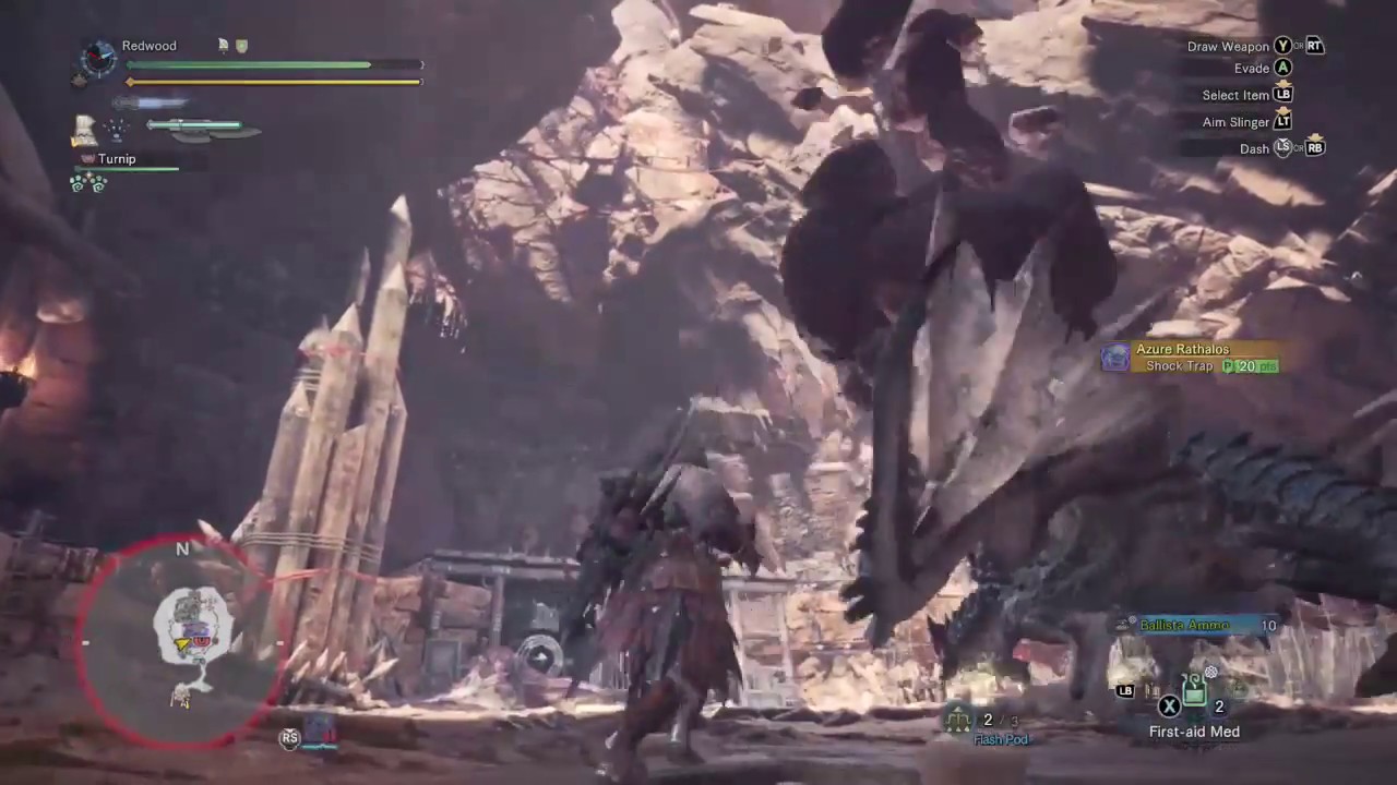 Boulder Trap Kill (Monster Hunter World) - YouTube