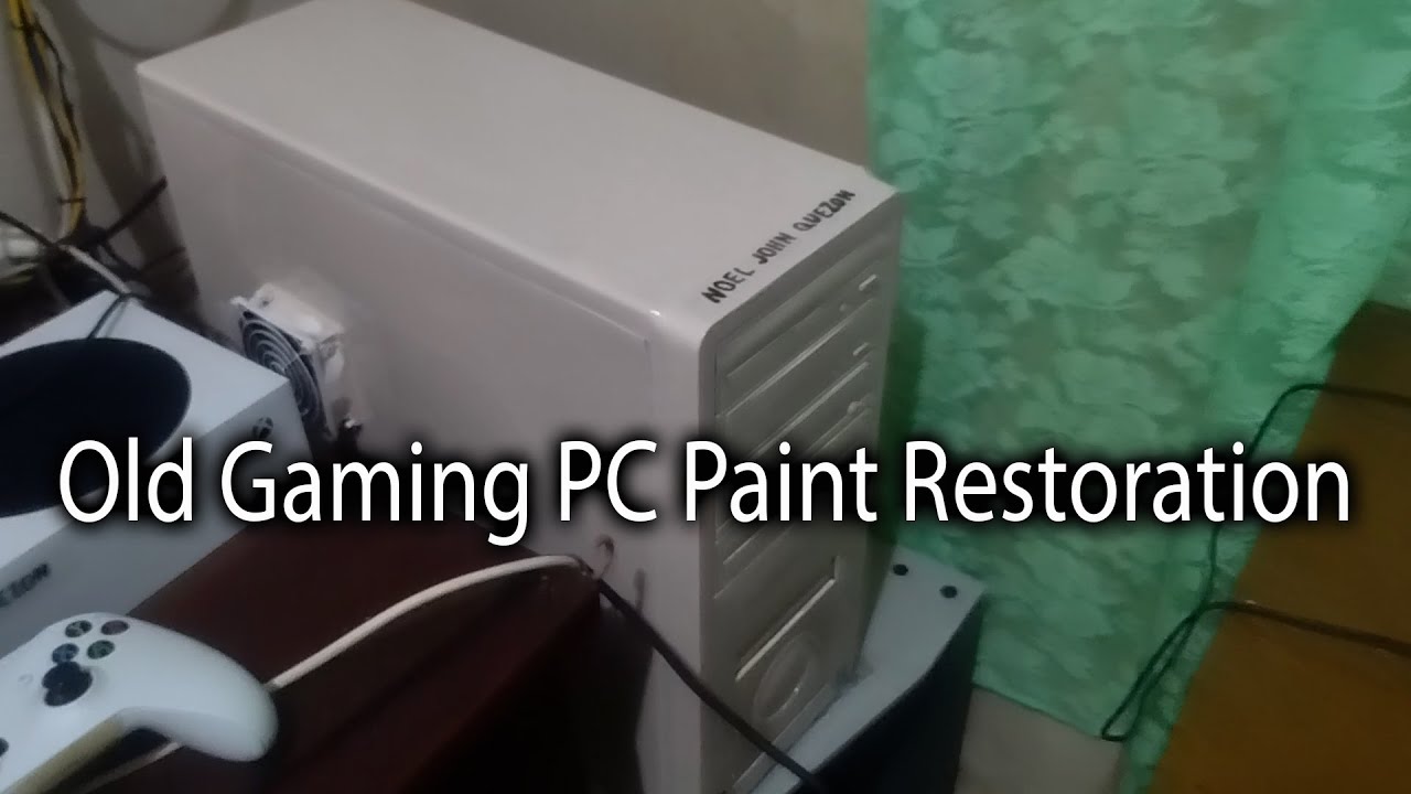 Old Gaming PC Paint Restoration - YouTube