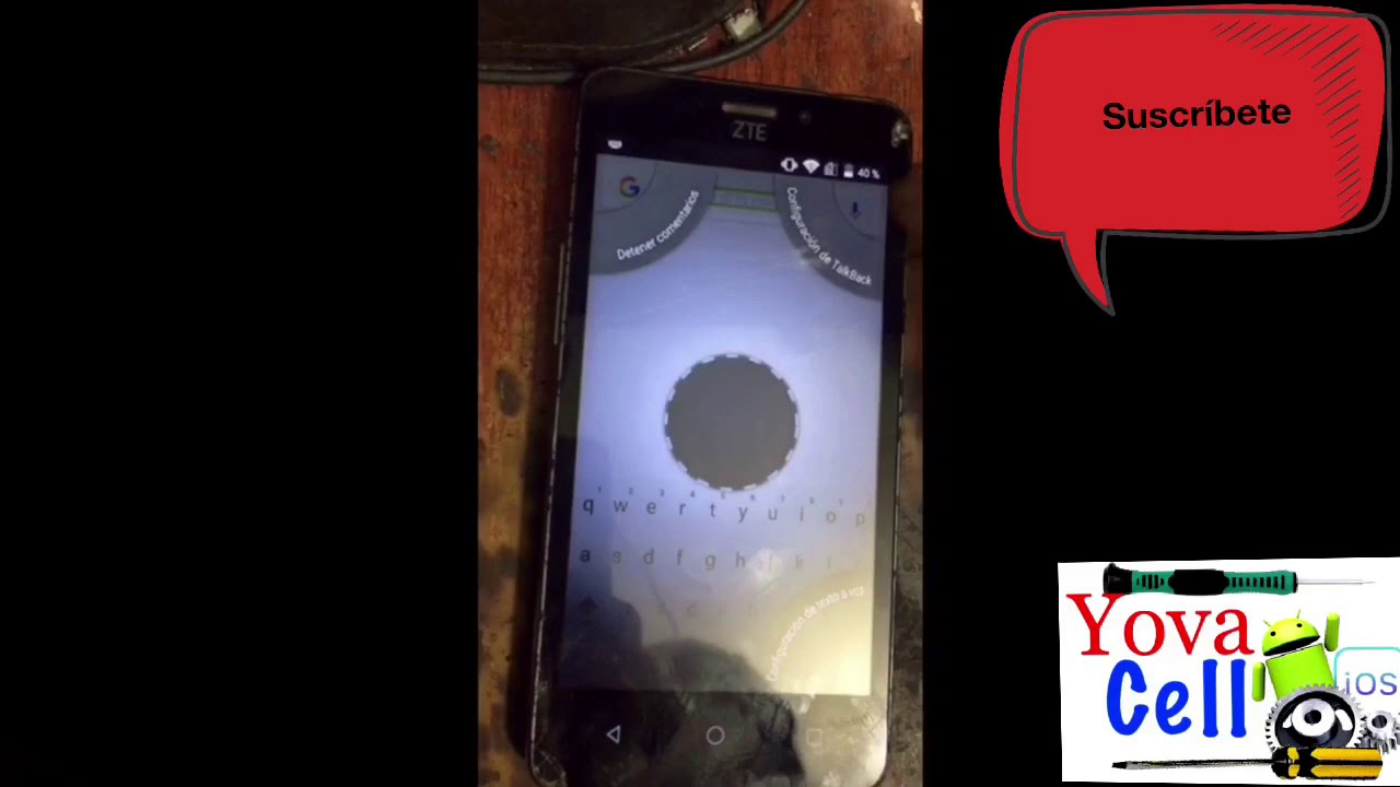 quitar cuenta google ZTE Z831 - YouTube